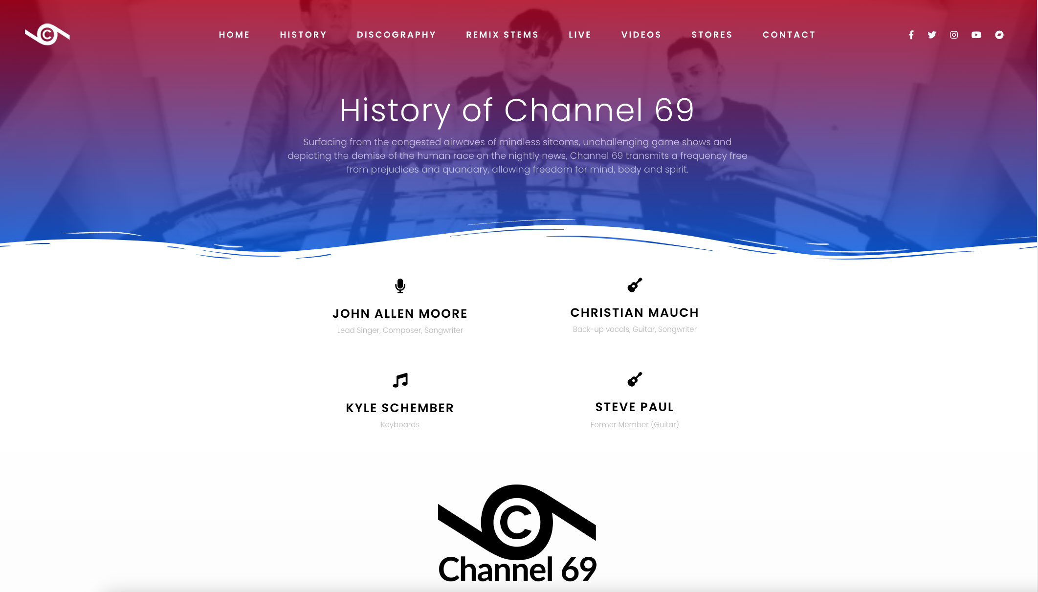 Channel 69 - Official Site - No static. Just music. - History